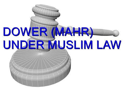 Mahr under Muslim Law